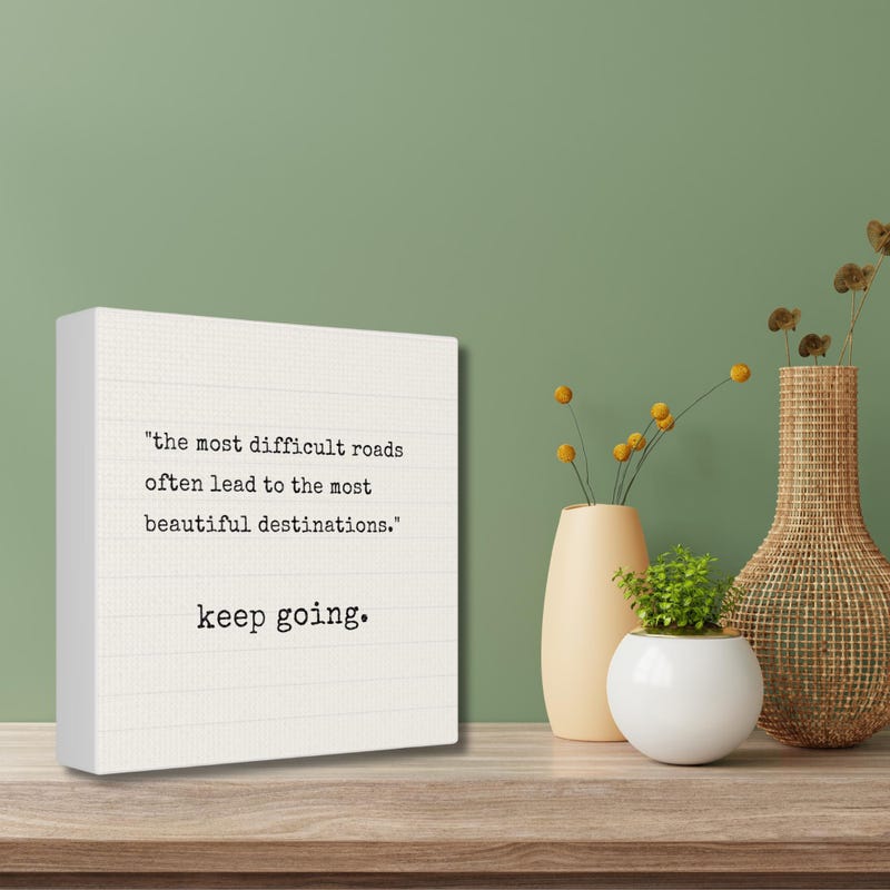 Difficult Times Sign - Etsy