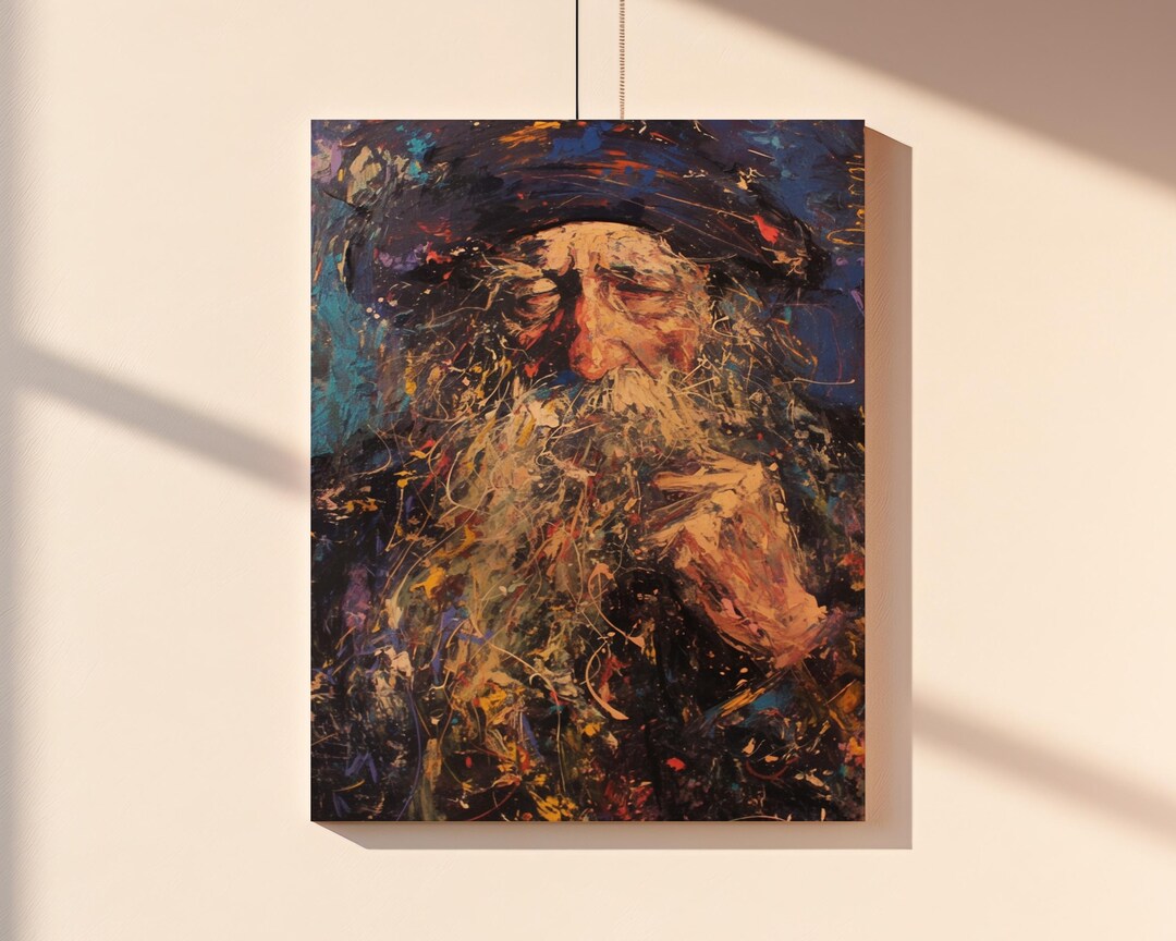 The Surreal Saga of an Ancient Sea Captain - Abstract Sea Captain Art ...
