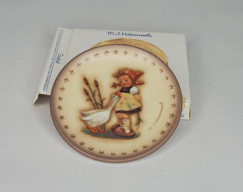 Set of Goebel/mi Hummel Miniature Collectors Plates -- "goose Girl ...