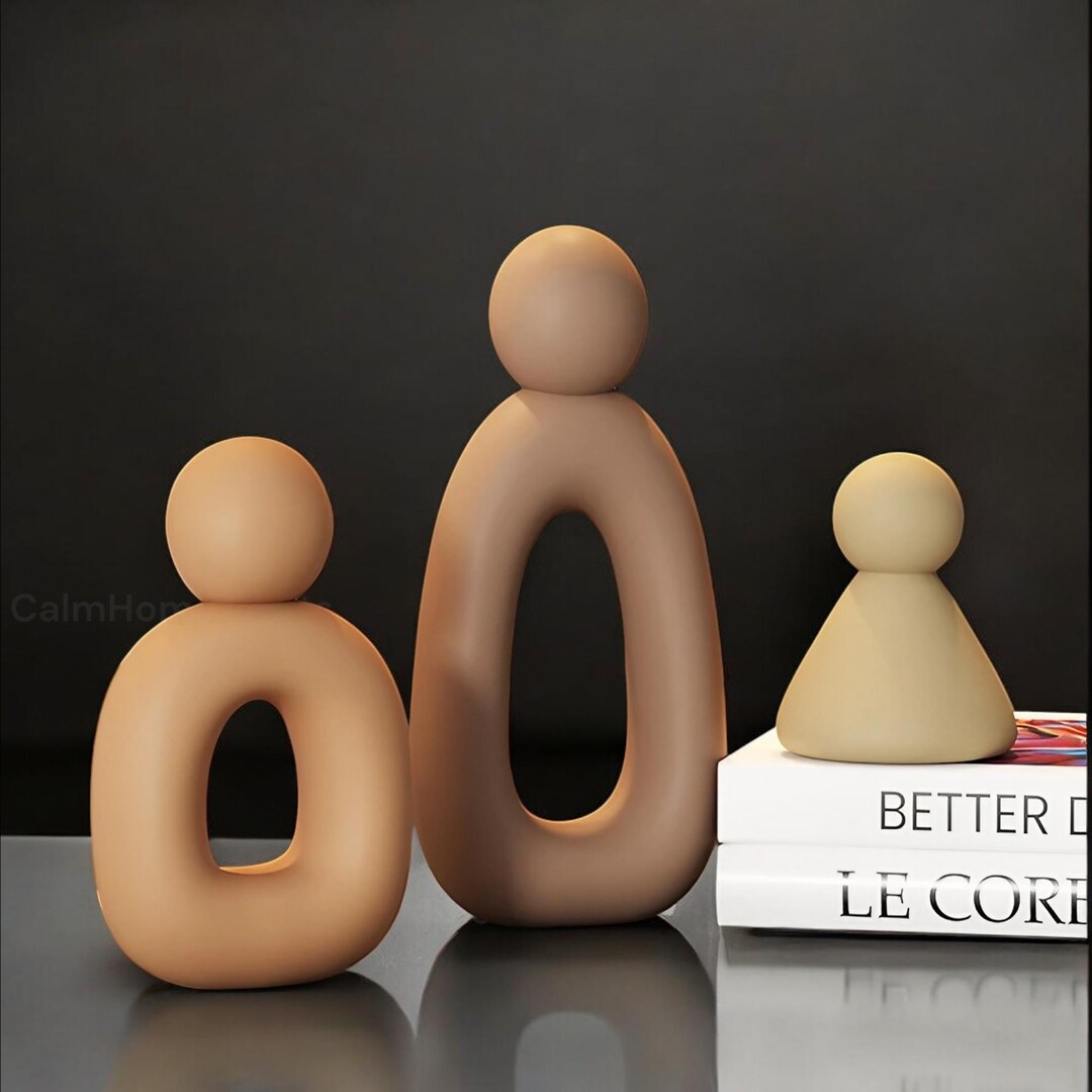 Modern Resin Family Figurines | Minimalist Home Decor Sculptures ...