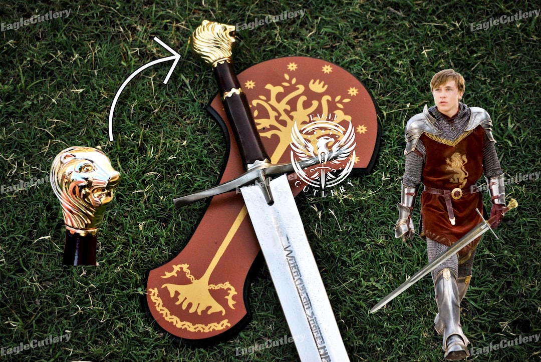 Rhindon Sword of KING Peter Pevensie, Chronicles of Narnia Prince Sword ...