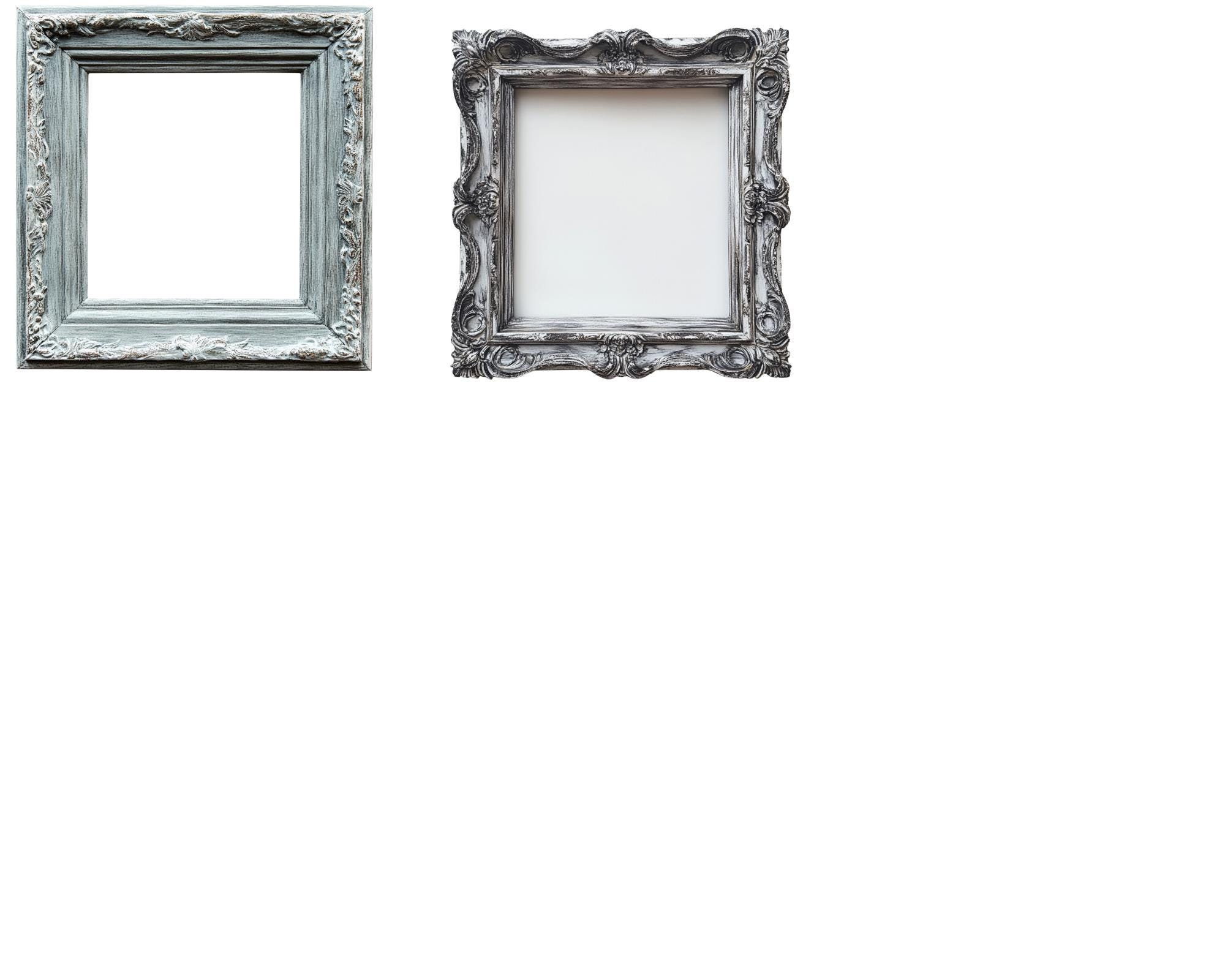 Ensemble de cliparts cadres en bois 50 illustrations PNG, décoration ...