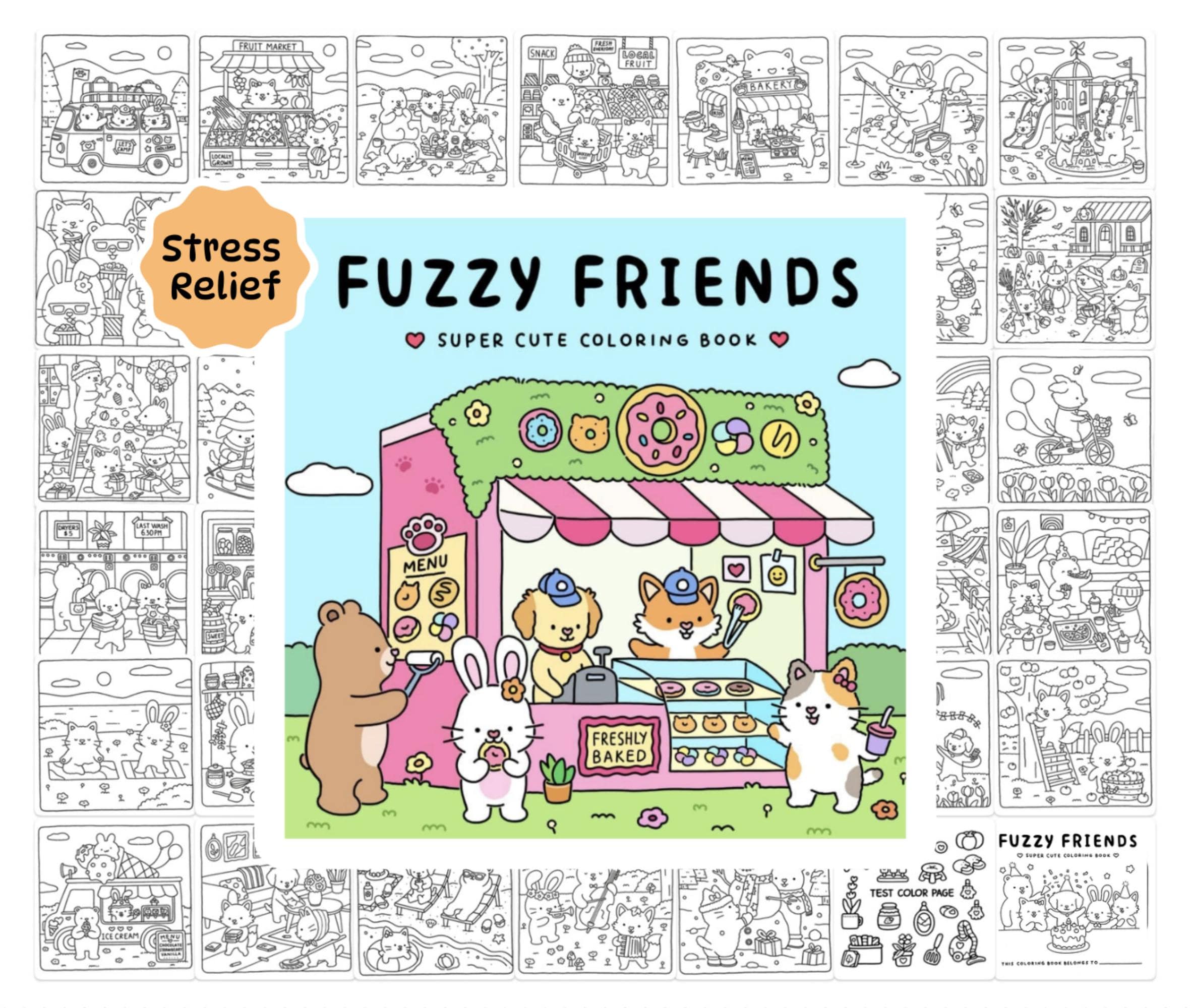 Cozy Comfy Relaxation Coloring Page, 88 Cute Coco Wyo Coloring Page ...