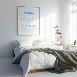 Apres Ski Poster, Printable Poster, Downloadable Print, Digital Wall Art, Snowboarding, Skiing ...