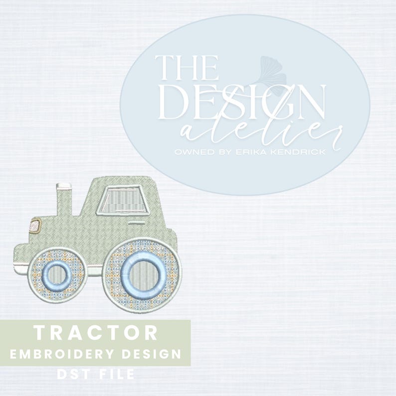Tractor Machine Embroidery Design - Etsy