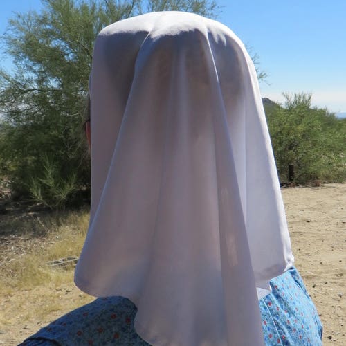 Christian Women Headcovering Prayer Veiling Knit Tie Scarf - Etsy