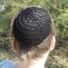 Hair Net / Bun Cover Sz Large Crocheted Traditional Net Black, Brown ...