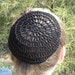 Hair Net / Bun Cover Sz Large Crocheted Traditional Net Black - Etsy