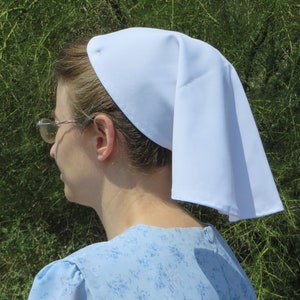 Veiling Slip on Knit Headcovering for Christian Women Prayer Veil White ...