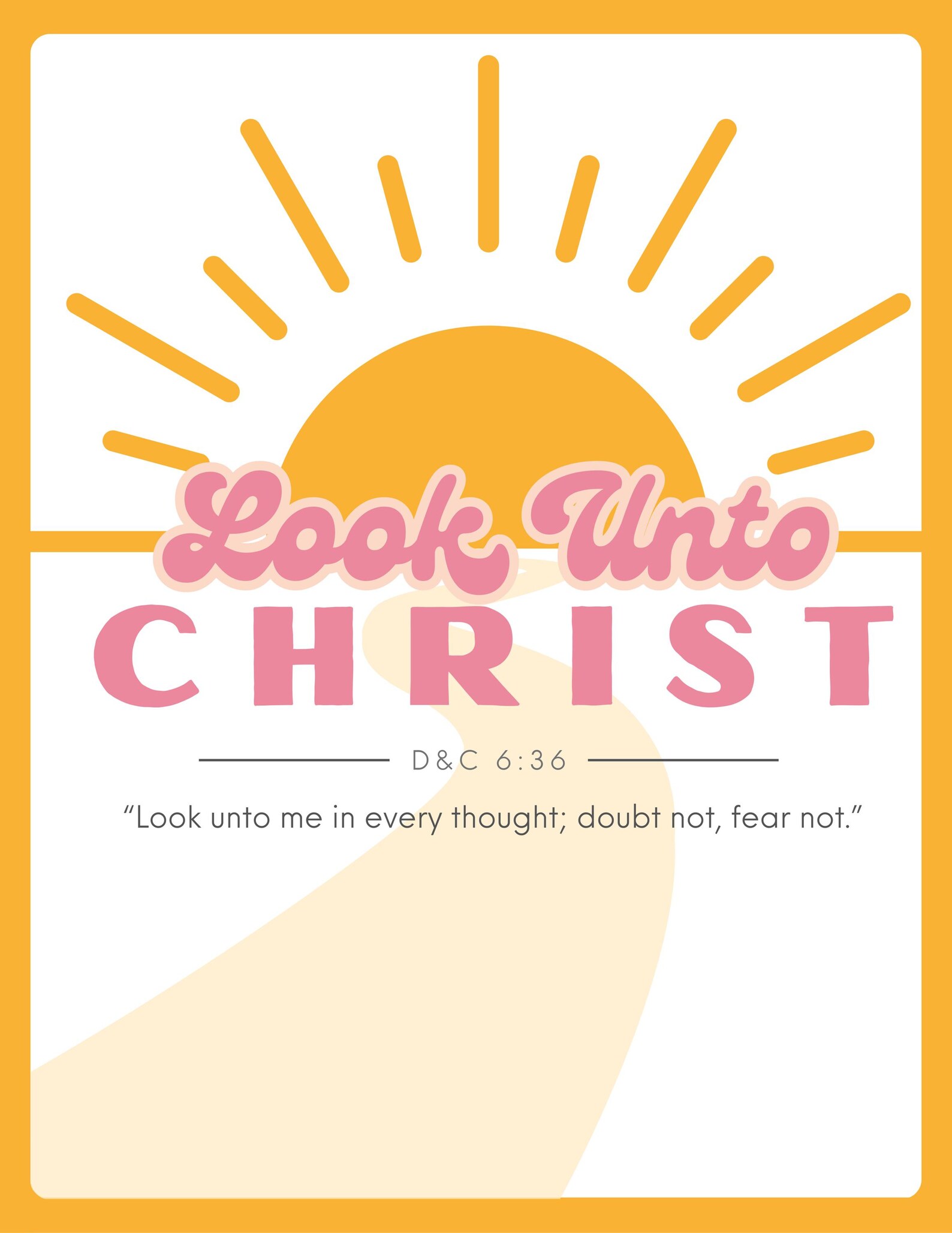 2025 Look Unto Christ LDS Youth Theme Calendar & Activity Planner - Etsy
