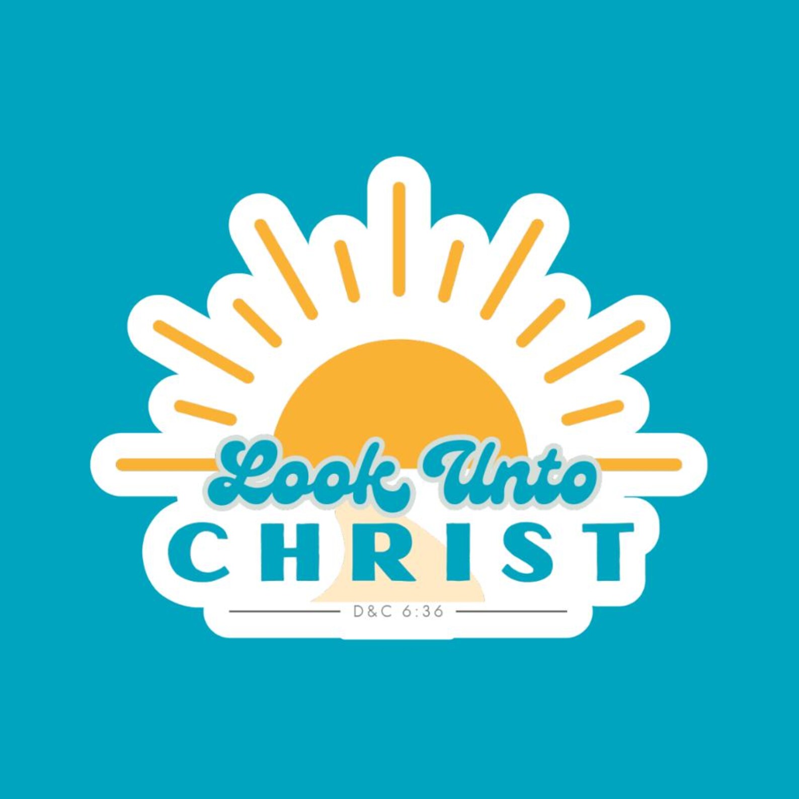 2025 Look Unto Christ LDS Youth Theme Image for Stickers, Hoodies ...