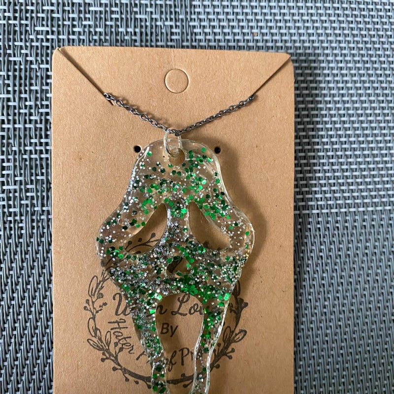 Glitter Ghostface Mask - Etsy