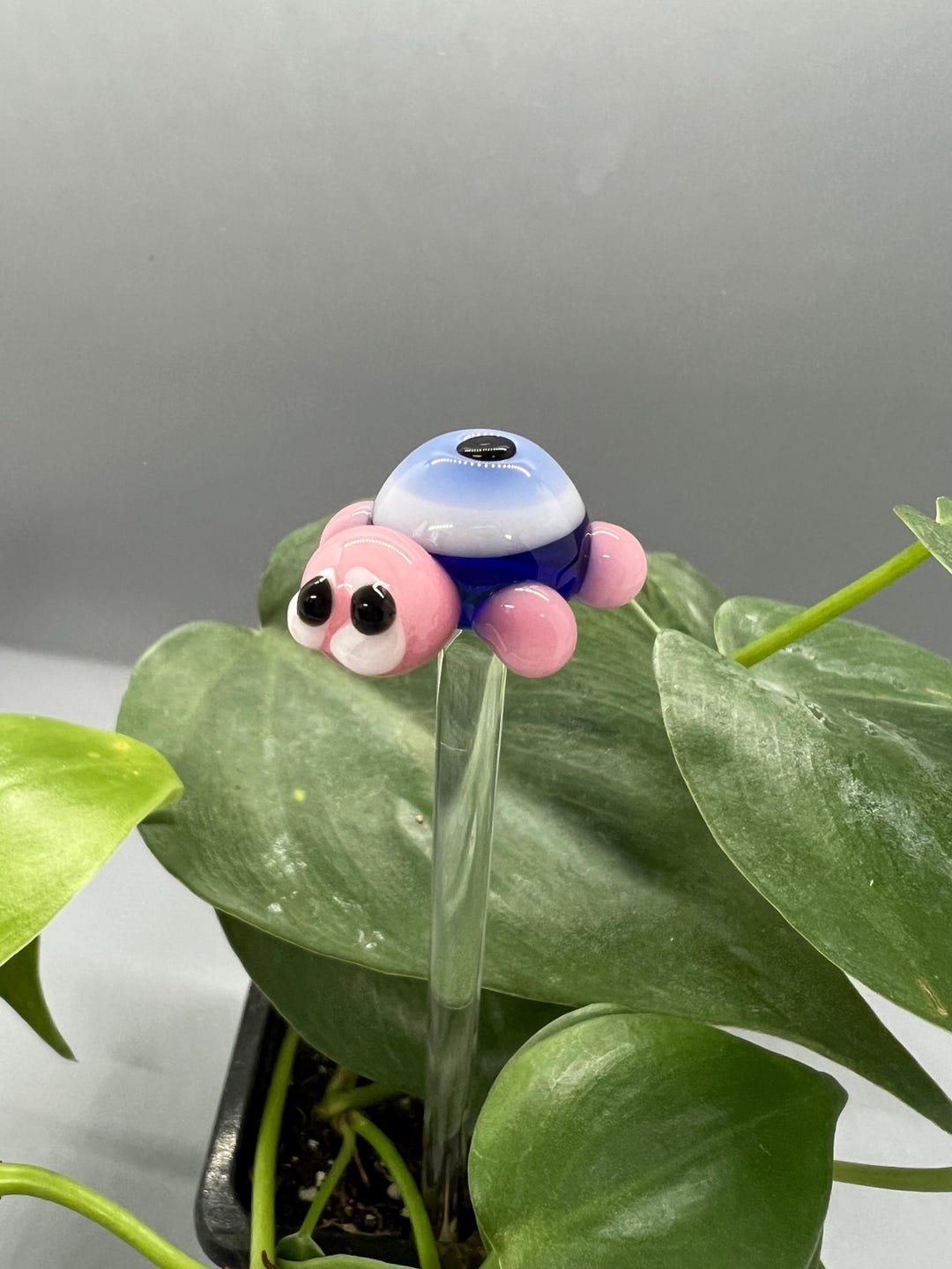 Turtle With an Evil Eye Shell Plant Stake - Etsy