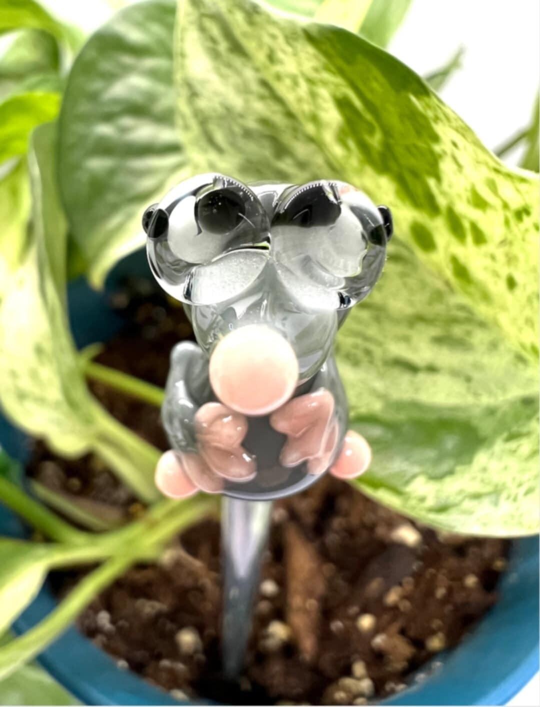 Mole With Glasses Glass Plant Stake Customizable Length Free Gift Wrap ...