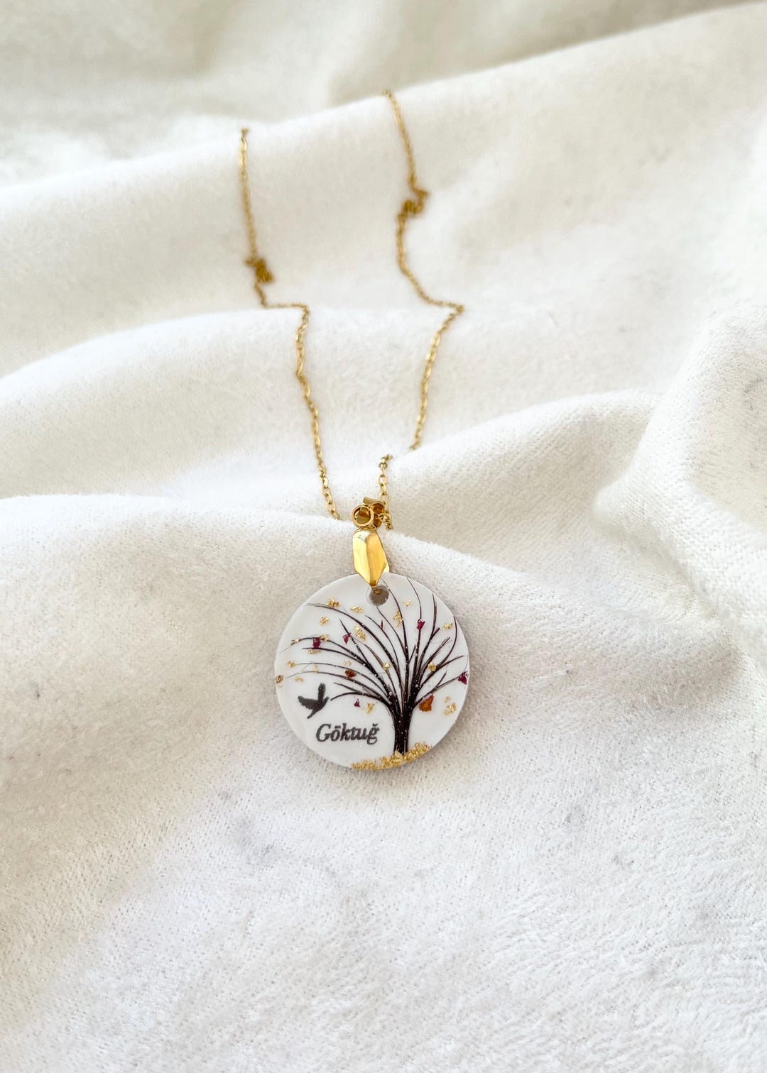 Personalized Hair Memorial Necklace, Animal Feather Jewelry, Birth or ...