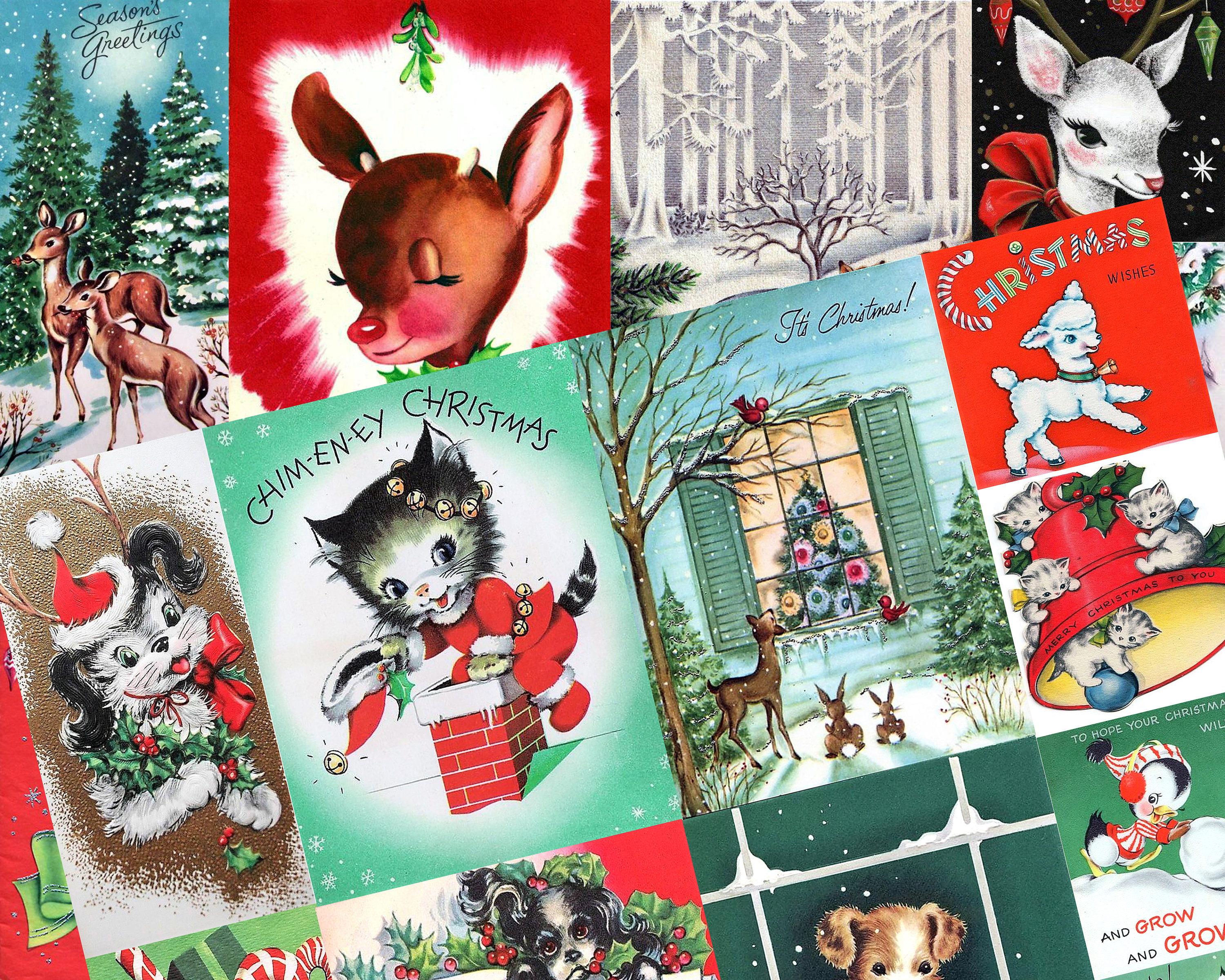50s Christmas Cards