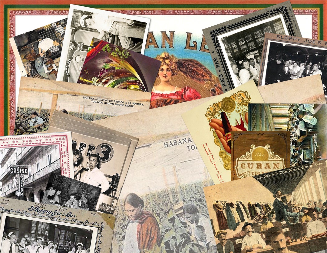 Vintage HAVANA Kit2 Digital Cigar Junk Journal Printable, DIGITAL ...