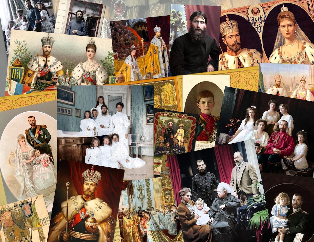 The LAST TSAR Junk Journal Kit#2, Printable Digital Download, Collage ...