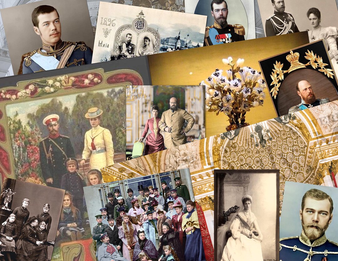 The LAST TSAR Junk Journal Kit#1, Printable Digital Download, Collage ...