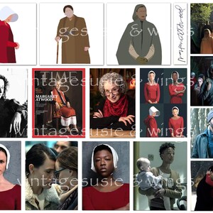 The HANDMAID'S TALE by Margaret Atwood Junk Journal Kit#1, Printable ...