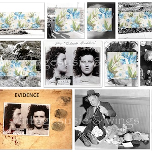 Vintage True Crime BLACK DAHLIA Murder Case Junk Journal Kit#2 ...