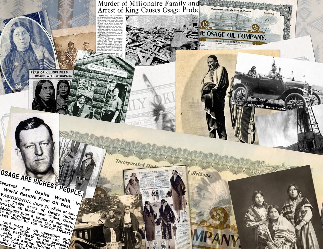 Vintage True Crime OSAGE INDIAN MURDERS, Killer of the Flower Moon Junk ...