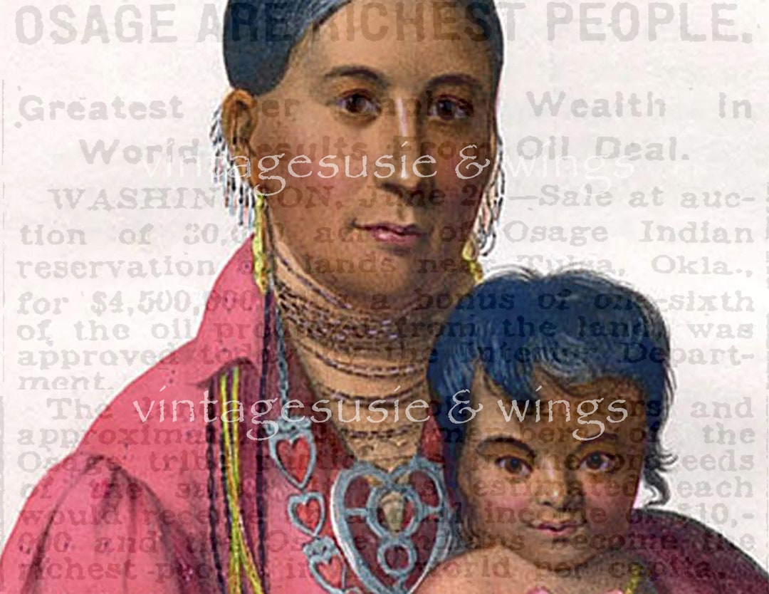 Vintage Osage Indian Murders Junk Journal Kit, Ephemera (digital ...