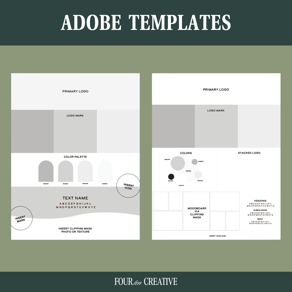 Editable Brand Guidelines One-pager | Small Business Branding | Adobe ...