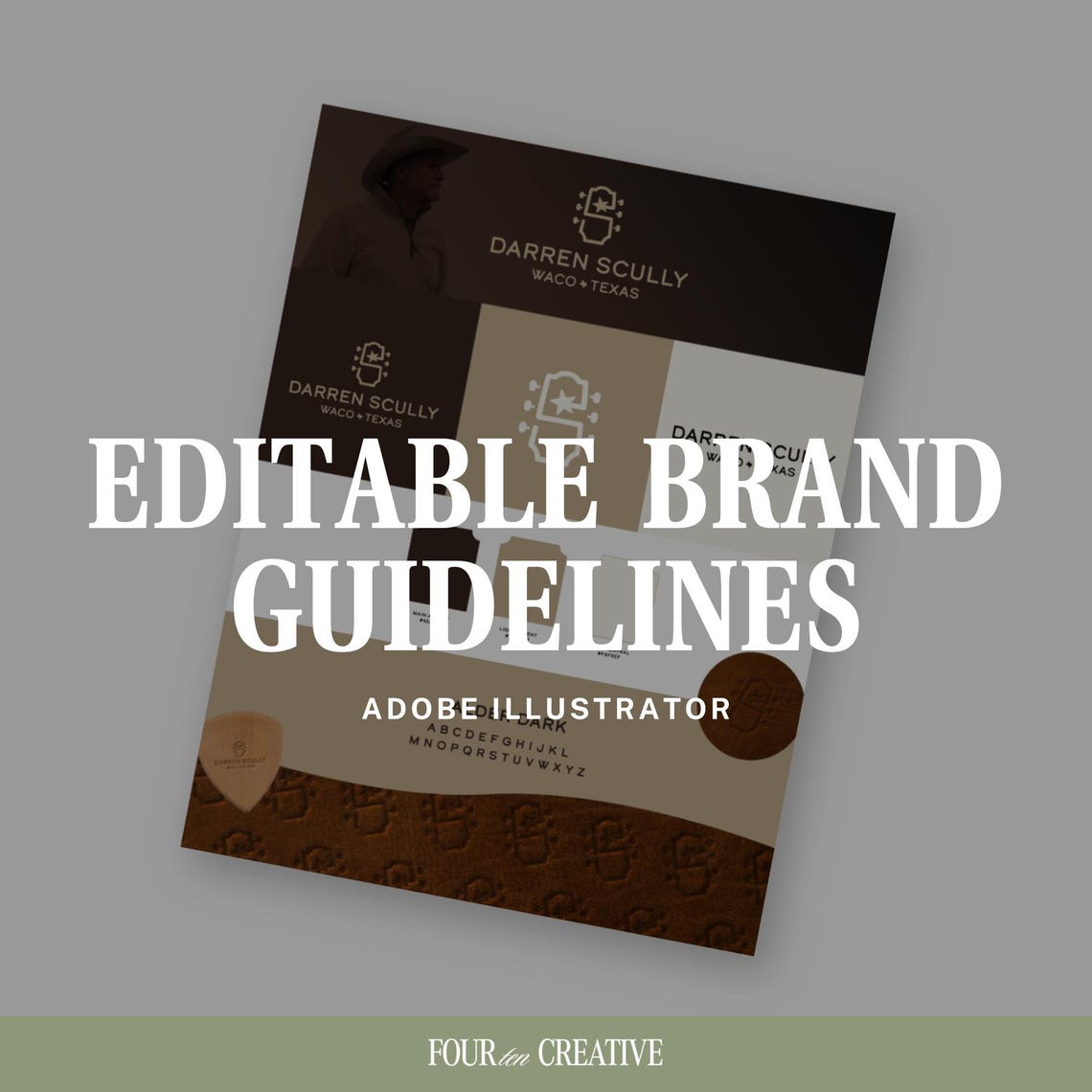 Editable Brand Guidelines One-pager | Small Business Branding | Adobe ...