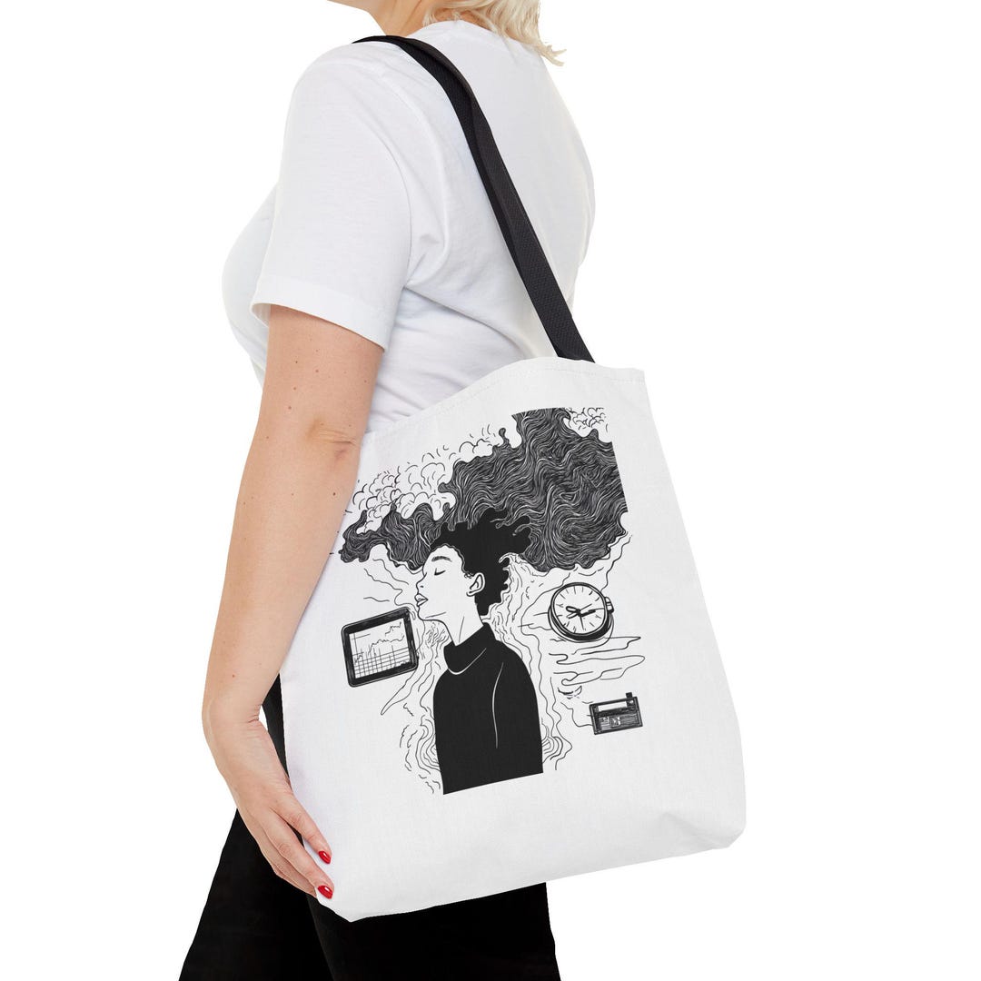 Tote Bag --- Don't Fall Into Paradox of Productivity - Etsy
