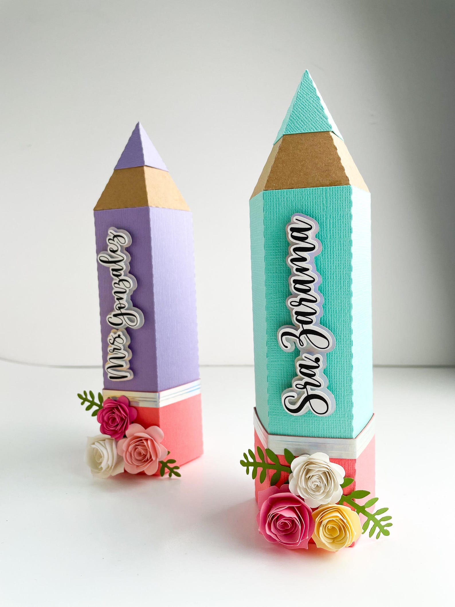 Pencil Gift Box Teacher Appreciation Gift Box Pencil Favor Box Back to ...