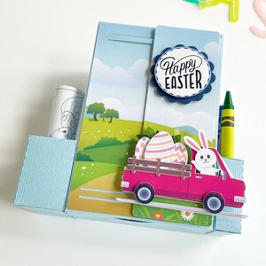 Easter Deluxe Activity Box Party Favor Sliding Box Easter Treat Box ...