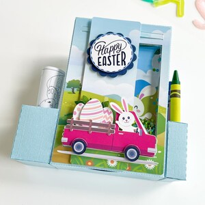 Easter Deluxe Activity Box Party Favor Sliding Box Easter Treat Box ...