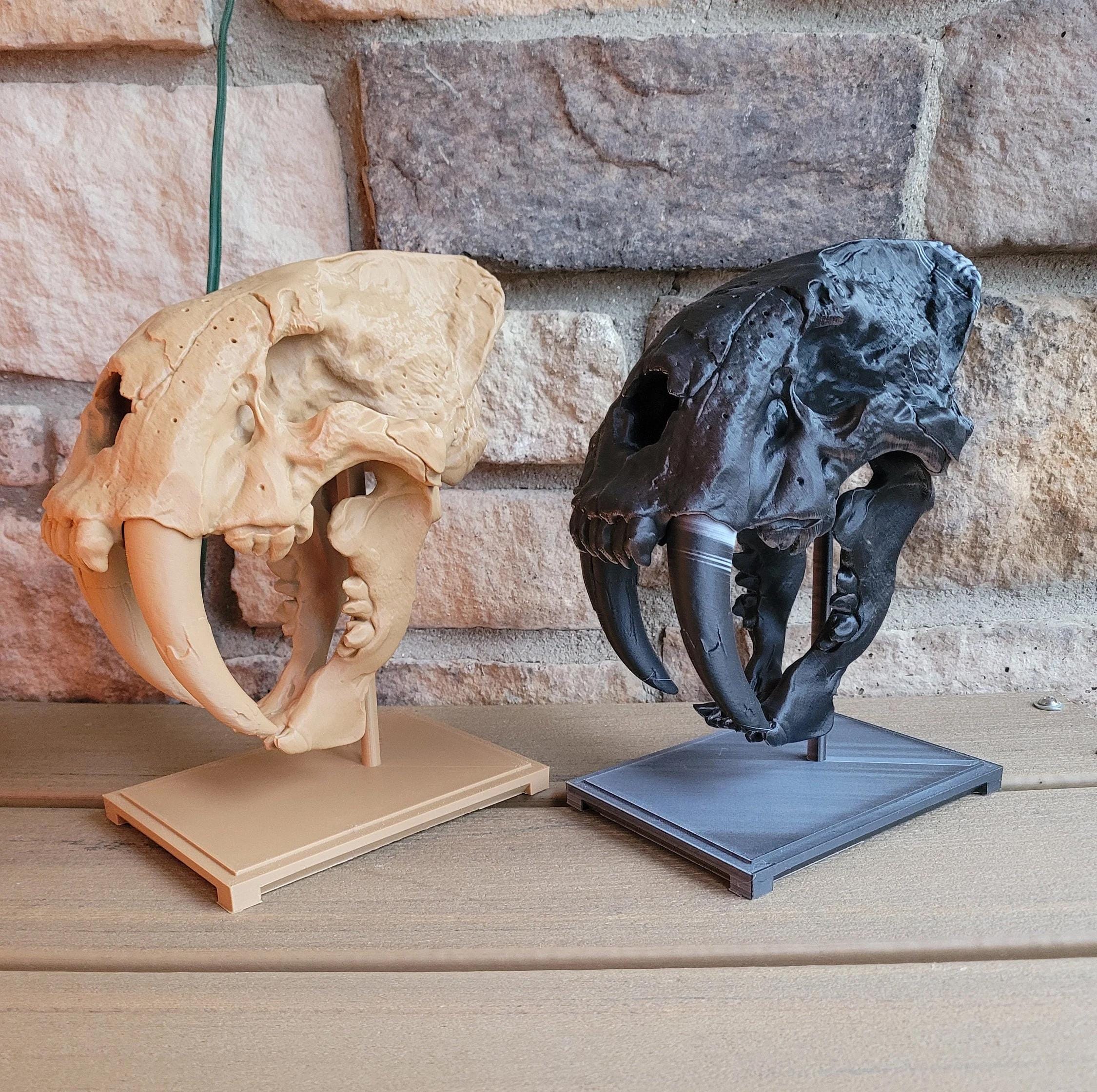 Printed 3D Saber-tooth Tiger, 3D Printed Animal, 3d Print, Animal Print ...