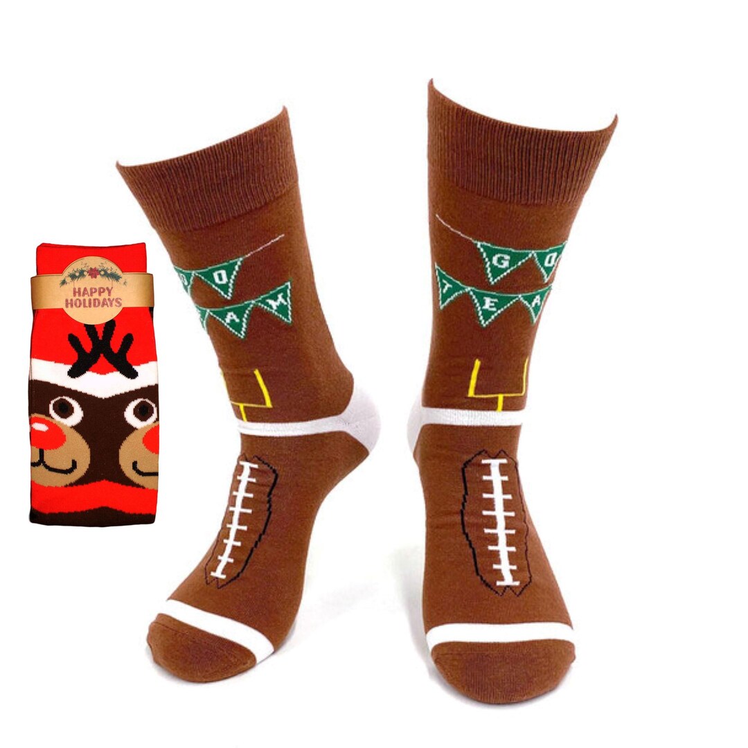 Men's Football Touchdown Socks / Novelty Sport Socks / Gift Ideas for ...