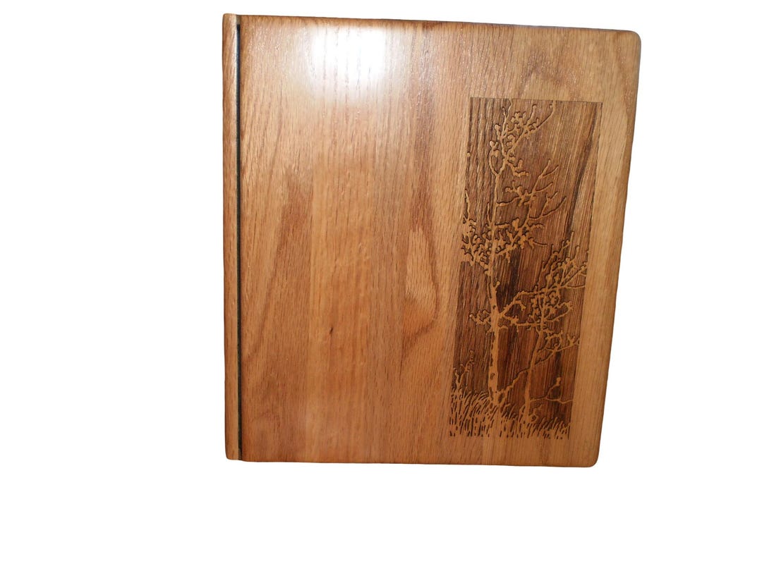 Custom Engraved Oak Wood Portfolios, Letter Size Padfolios, Engraved ...