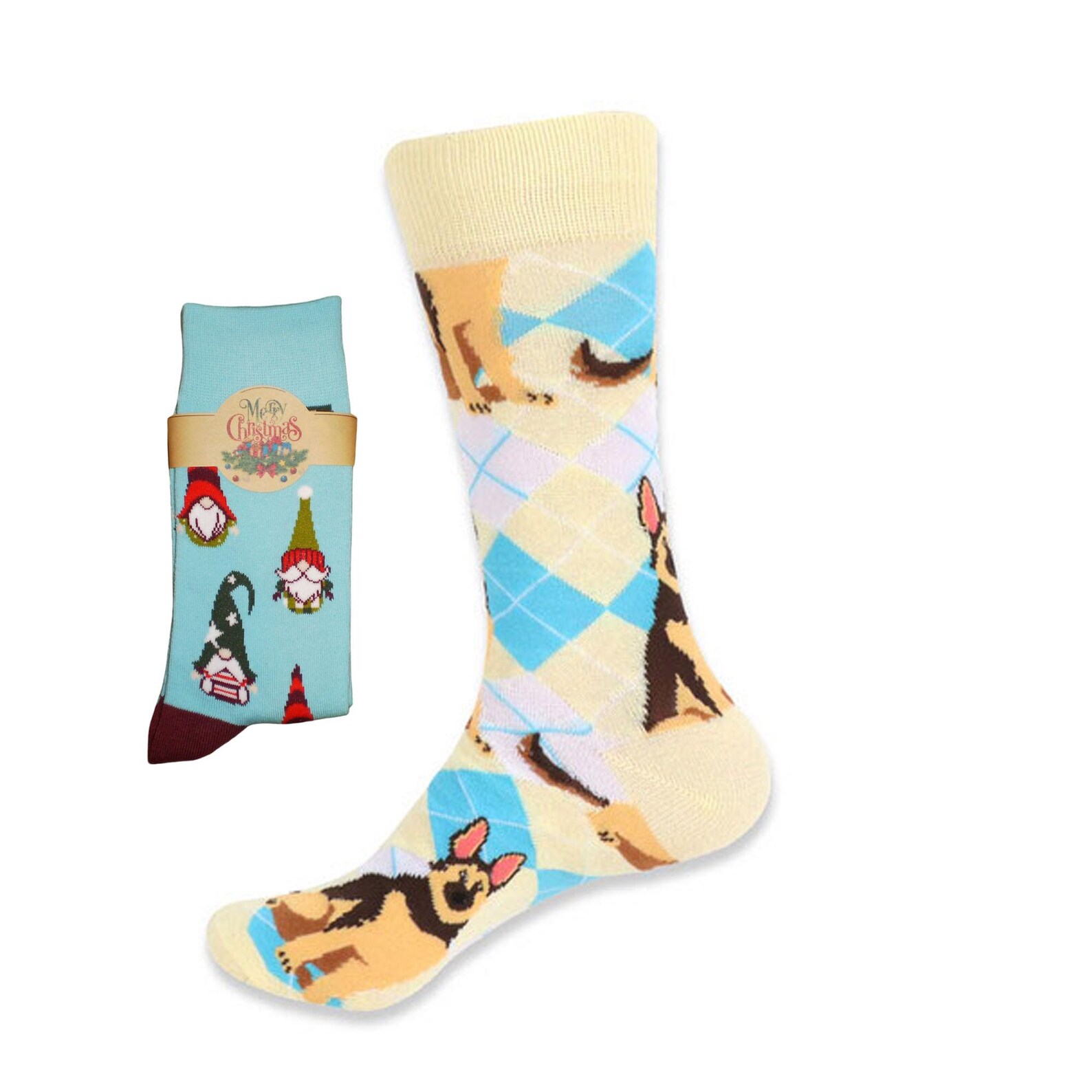 Men's German Shepherd Socks / Novelty Socks / Gift Ideas for Men ...