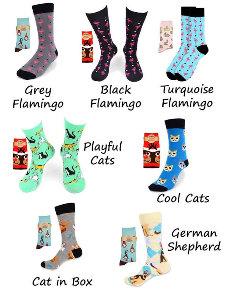 Men's German Shepherd Socks / Novelty Socks / Gift Ideas for Men ...