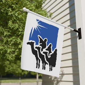 Nativity Christmas Story Flag Christmas Decor Holiday Gift Faith ...