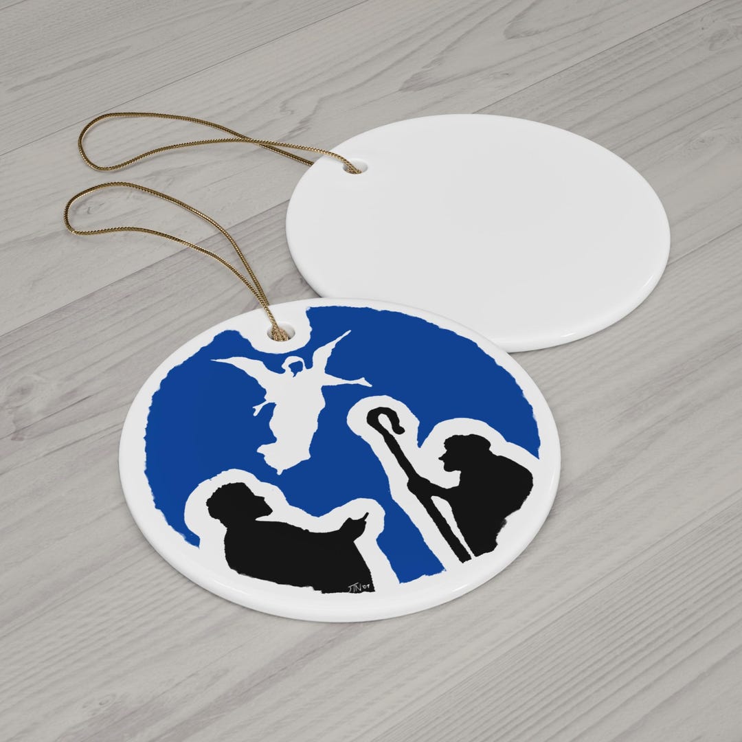 Nativity Ceramic Ornament Christmas Tree Decor Holiday Gift Faith ...
