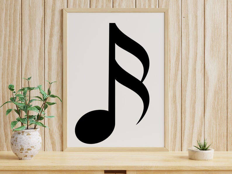 Music Notes SVG Bundle: Clipart, Cut Files, Vector (digital Download ...