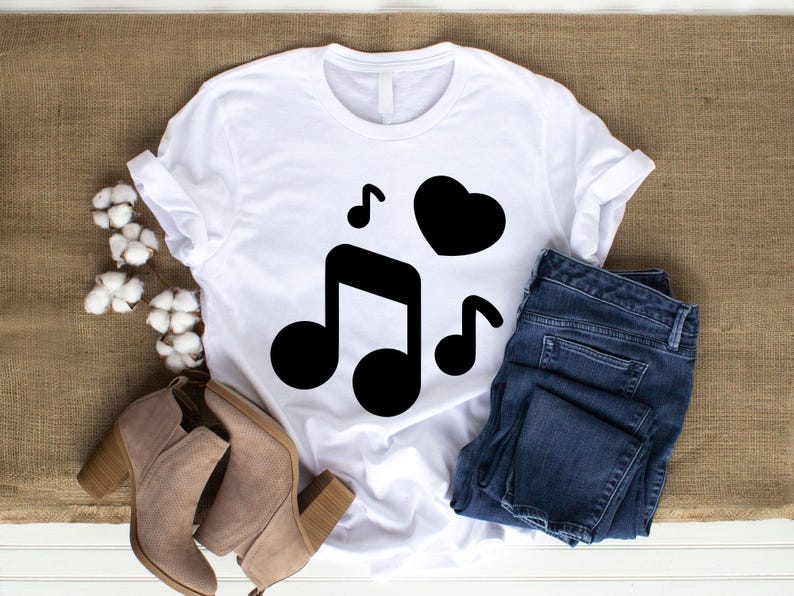 Music Notes SVG Bundle: Clipart, Cut Files, Vector (digital Download ...