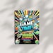 Editable Sports Birthday Invitation: All-star Game Theme (digital ...