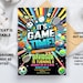 Editable Sports Birthday Invitation: All-star Game Theme (digital ...