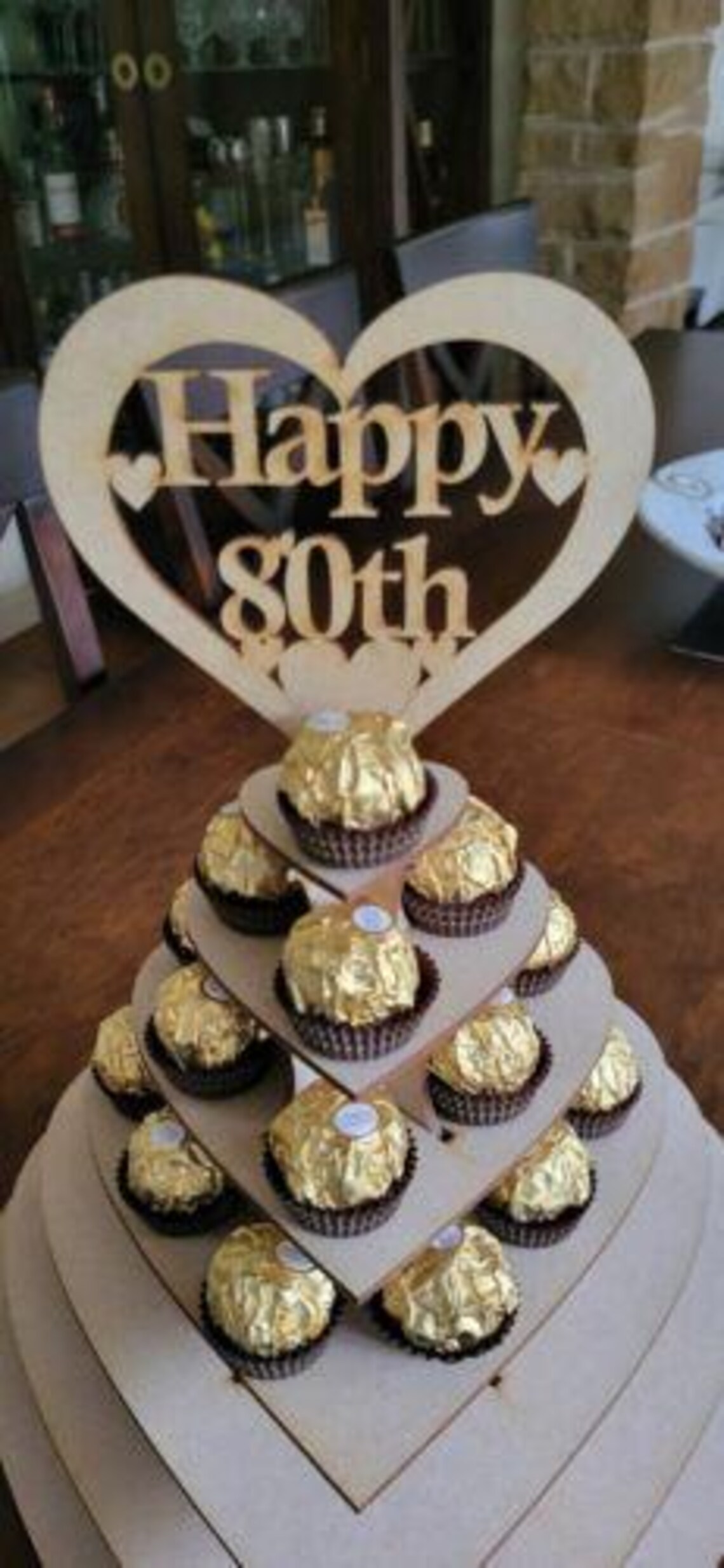 Personalised Ferrero Rocher Chocolates Display Stand, Table Top ...