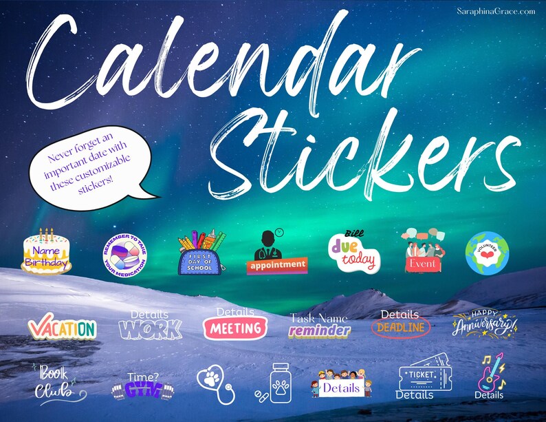 2025 Customizable Digital Calendar | 2025 Printable Calendar | 2025 ...