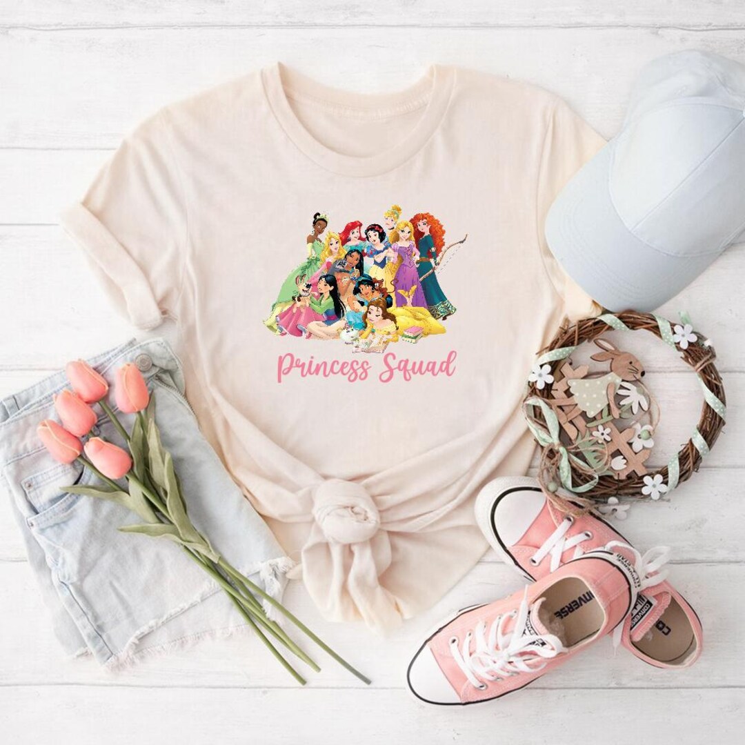 Disney Princess Squad Shirt, Matching Family Disney Vacation Shirt ...