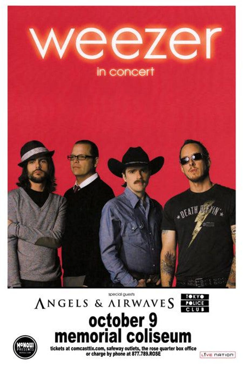 Weezer 12 X 18 Poster - Etsy