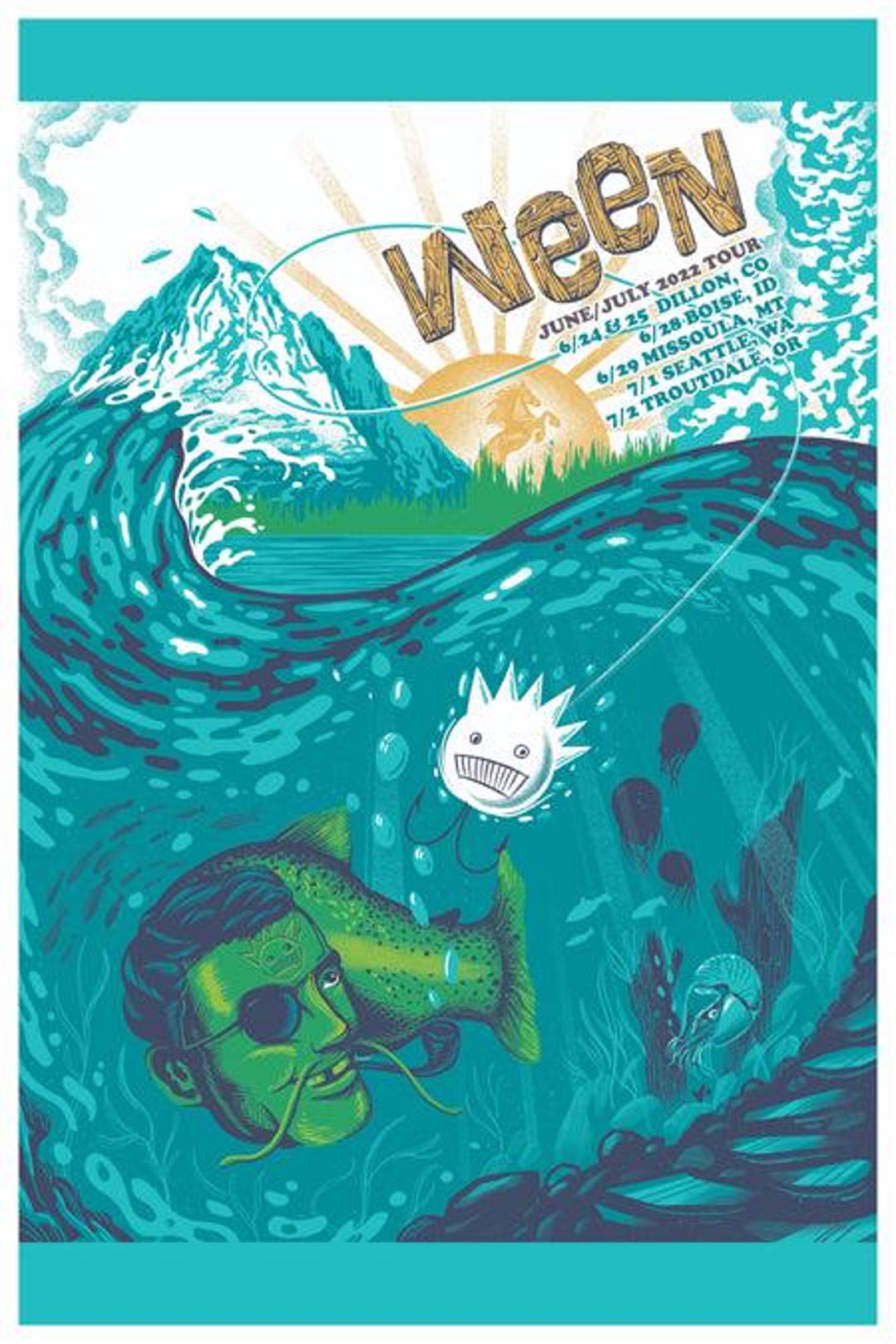 Ween 12 X 18 Poster - Etsy