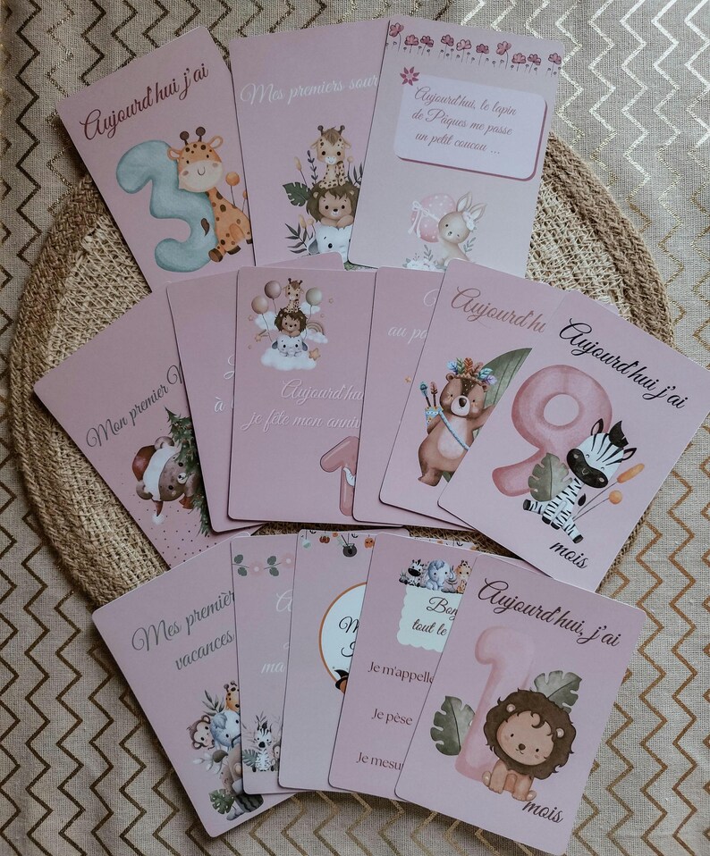 Baby Milestone Cards - Etsy